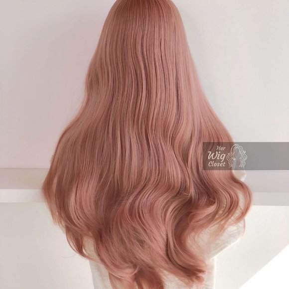 Her Wig Closet | Accessories | 24 Ashy Pink Wig With Bangs Jessica ...